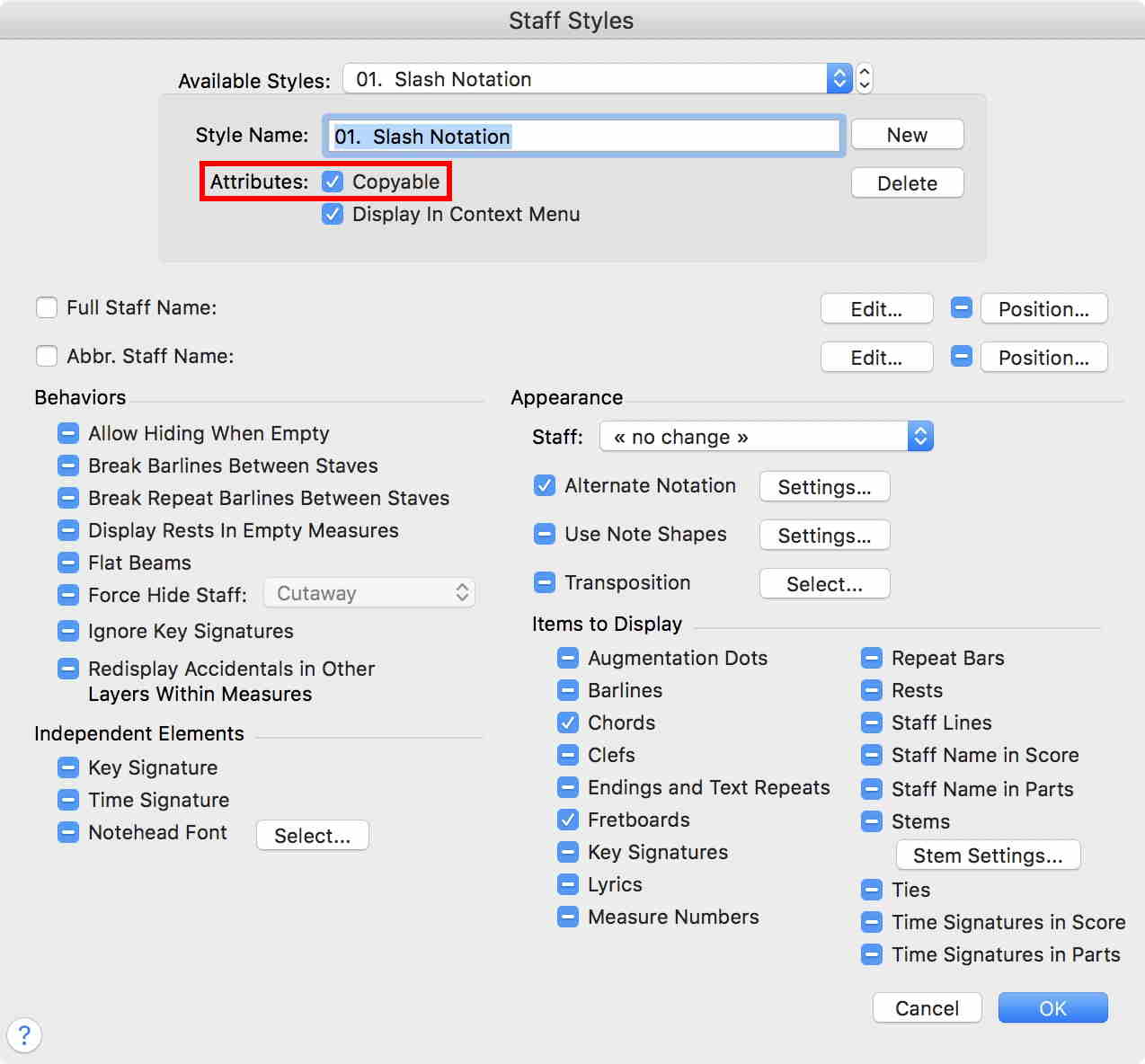 Selection Tool Copy & Paste – Finale/Garritan Help Center